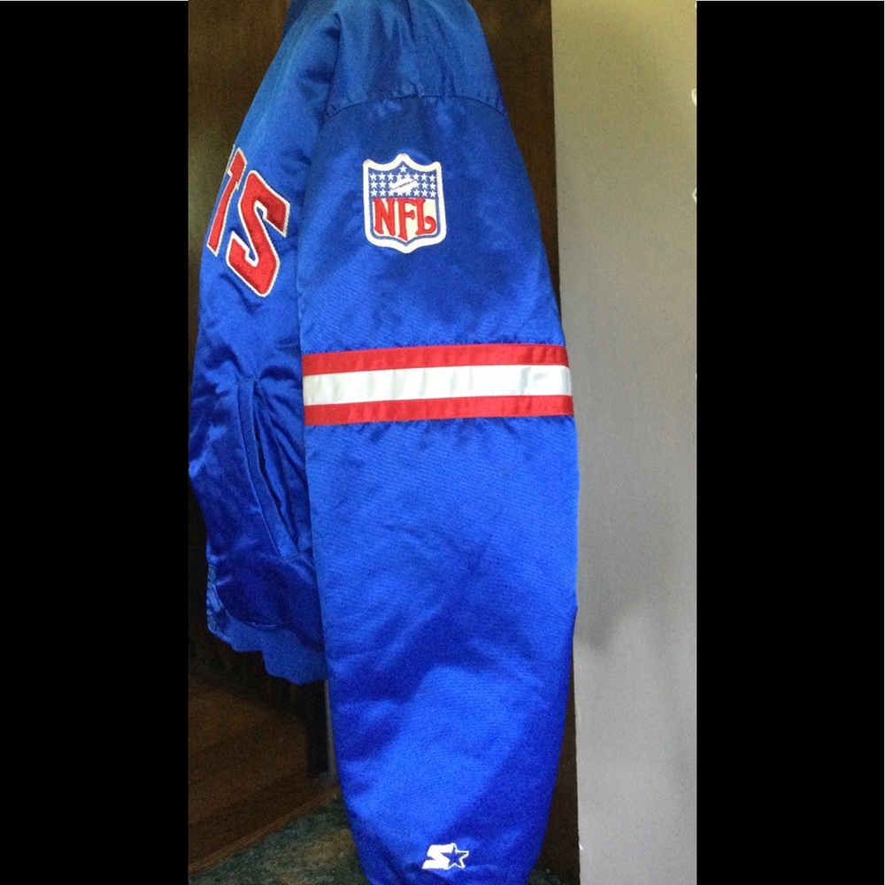 Starter Team Jacket Blue & Red Lining (Size L) - Gem